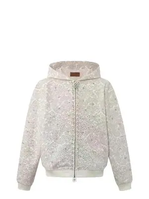 BIRTH OF ROYAL CHILD Crystal-embellished Paisley Print Hoodie And Track Pants Set - Neutrals