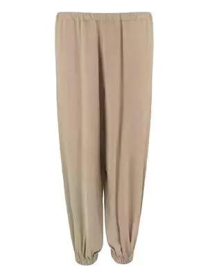 THE FRANKIE SHOP Isola Tapered-ankle Balloon Trousers - Neutrals