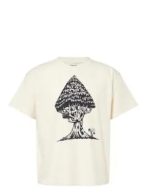 STORY MFG. Grateful Short-sleeve Cotton T-shirt - Solar Check