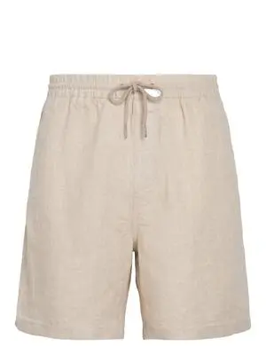 NN.07 Nn07 Gregor Linen Drawstring Shorts - Ivory