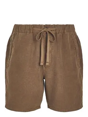 Citizens Of Humanity Linen Drawstring Shorts - Brown