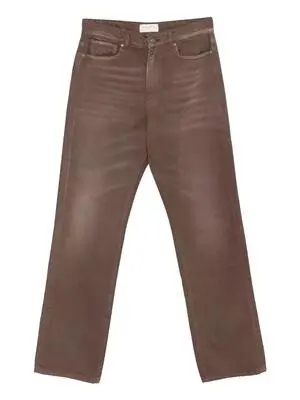 PAURA Mercurio Straight Leg Jeans - Brown