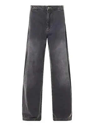 SEVENTH 440 Bermuda Wide-leg Denim Jeans - Stone