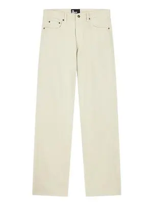 The Kooples Straight-leg Mid-rise Denim Jeans - Light Beige