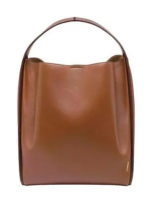 JIL SANDER Pivot Tote Bag - Brown