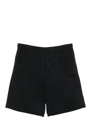 JUUN.J Waffle-effect Drawstring Shorts - Black