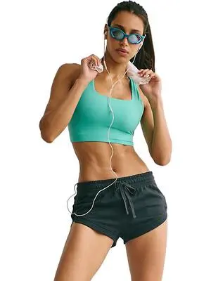 Free People Wake Up Call Shorts - Black