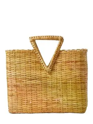 Veronica Beard Vesper Woven Tote Bag - Neutrals