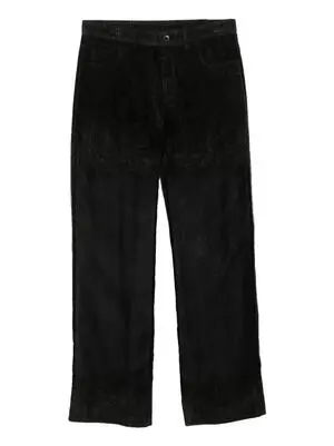 QUETSCHE Sheer-panelled Trousers - Black