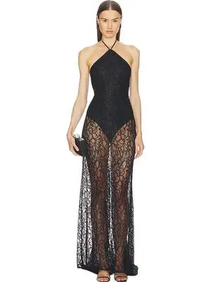 CAMILA COELHO Katerina Gown - Black