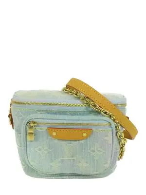 LOUIS VUITTON Louis Vuitton Monogram Denim Belt Bag Blue