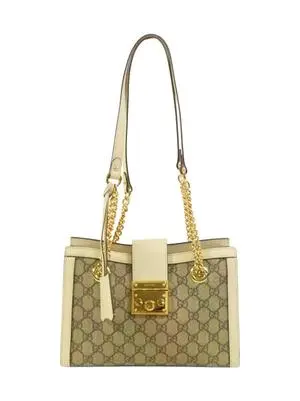 Gucci Padlock Gg Shoulder Bag - Neutrals