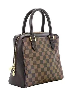 LOUIS VUITTON Damier Satchel Handbag - Brown