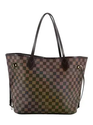 LOUIS VUITTON Damier Neverfull Mm Tote Bag - Brown