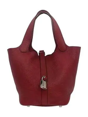 Hermès 2013 Picotin Lock Handbag - Red
