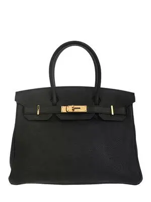 Hermès Togo Birkin 30 Handbag - Black