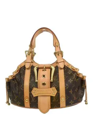 LOUIS VUITTON Monogram Theda Pm Handbag - Brown