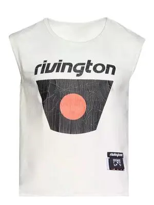 RIVINGTON ROI REBIS Philemon Graphic Print Tank Top - Neutrals