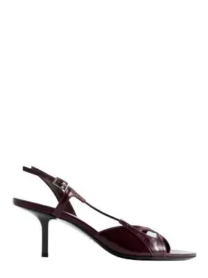 By Far Sierra Slingback Sandals - Red
