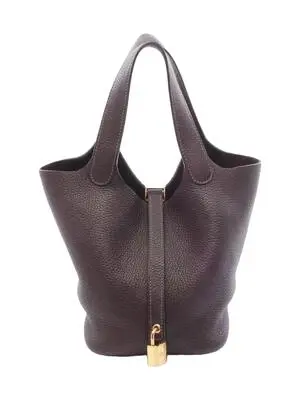 Hermès Clemence Picotin Lock 18 Handbag - Brown