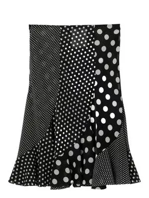 JUNYA WATANABE Junya Watanabe Polka-Dot Midi Skirt