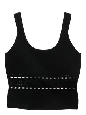 Simkhai Open-stitch Tank Top - Black