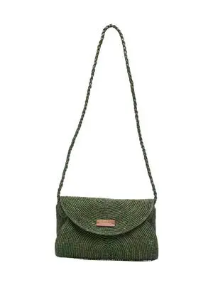 AFAR Samira Raffia Shoulder Bag