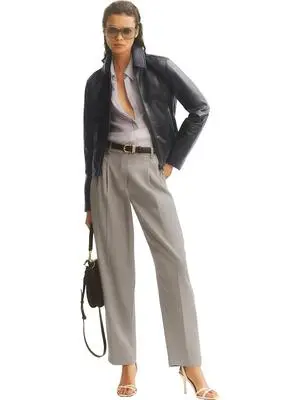 REISS REISS Petite Tapered Trousers Grey