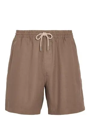 NN.07 NN.07 Linen Drawstring Gregor Shorts Brown
