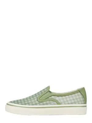 Vince Blair Gingham Sneakers - Pistachio/flex