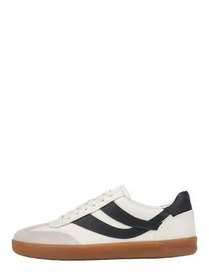 Vince Oasis Leather Sneakers - Milk/night Blue