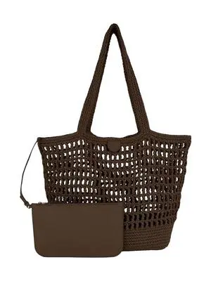 Vince Barcelona Crochet Tote - Date