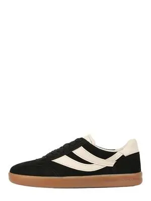 Vince Oasis Leather Sneakers - Black