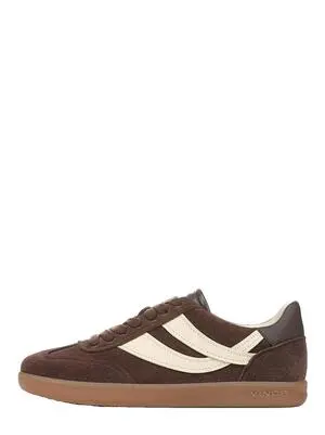 Vince Oasis Suede & Leather Lace-up Sneakers - Cacoa Brown