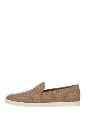 Vince Sonoma Woven Suede Loafer - New Camel