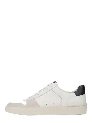 Vince Vince Peyton Leather Sneakers Chalk White/horchata/night Blue