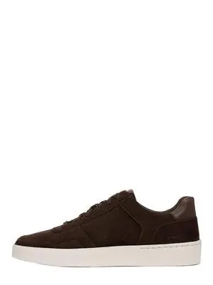 Vince Peyton Suede Sneaker Cocoa Brown