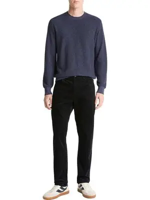 Vince Dylan Slim Fit Stretch Corduroy Pants - Black