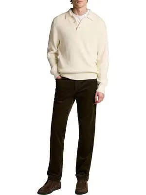 Vince Dylan Slim Fit Stretch Corduroy Pants - Night Leaf