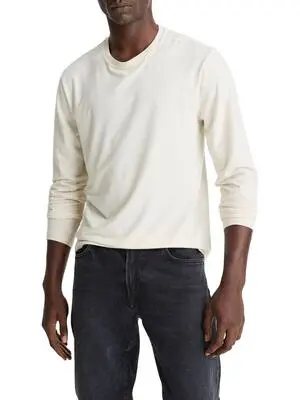 Vince Triblend Jersey Long-sleeve T-shirt - Bone