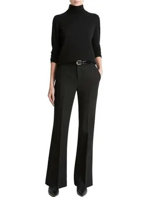 Vince Sculptural Flare Trouser - Black