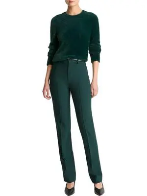 Vince Cotton-blend Slim Cigarette Pant - Juniper
