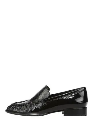 Vince Nora Patent Leather Loafers - Black