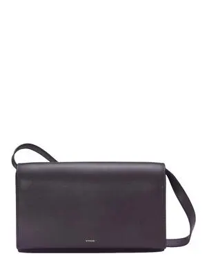 Vince Nappa Leather Crossbody Wallet - Cacao
