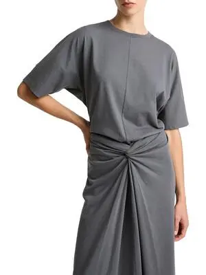 Vince Cotton Dolman-sleeve T-shirt - Oceana