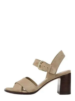 Vince Salma Suede Heeled Sandal - Dune