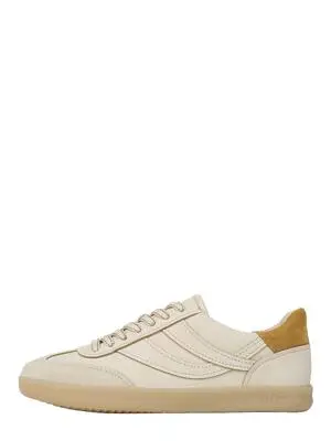 Vince Oasis Contrast-edge Leather & Suede Sneakers - Moonlight/golden Desert