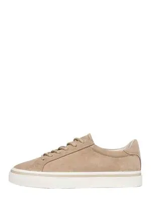 Vince Monterey Suede Lace-up Sneakers - Sand Trail