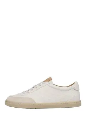 Vince Palm Leather & Suede Sneakers - Milk/moonlight