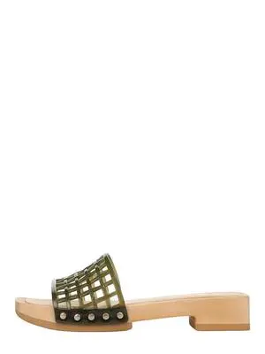 Vince Barbara Jelly Slide Sandal - Chive